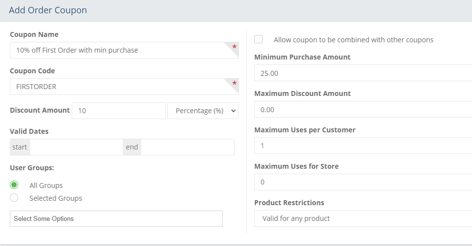 Coupons