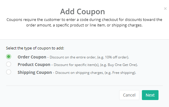Coupons